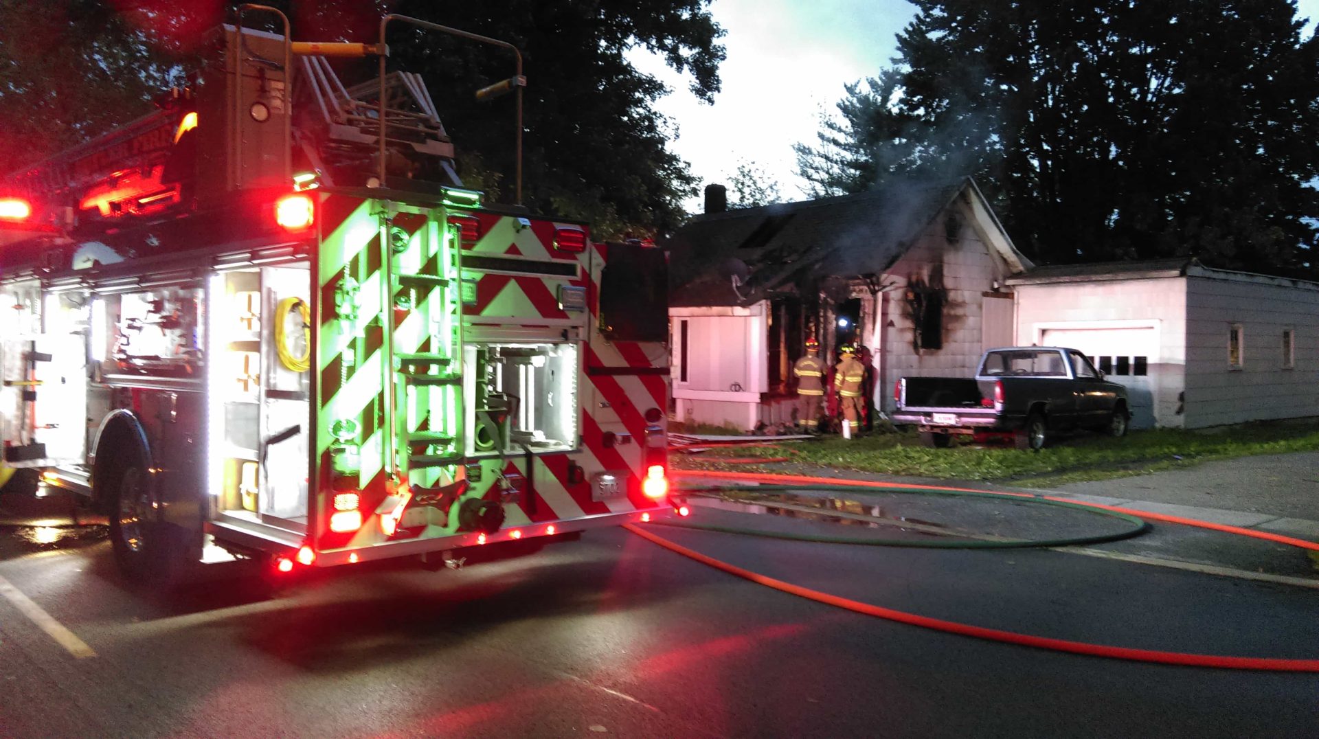 Multiple crews battling house fire in Butler - WOWO News/Talk 92.3 FM ...