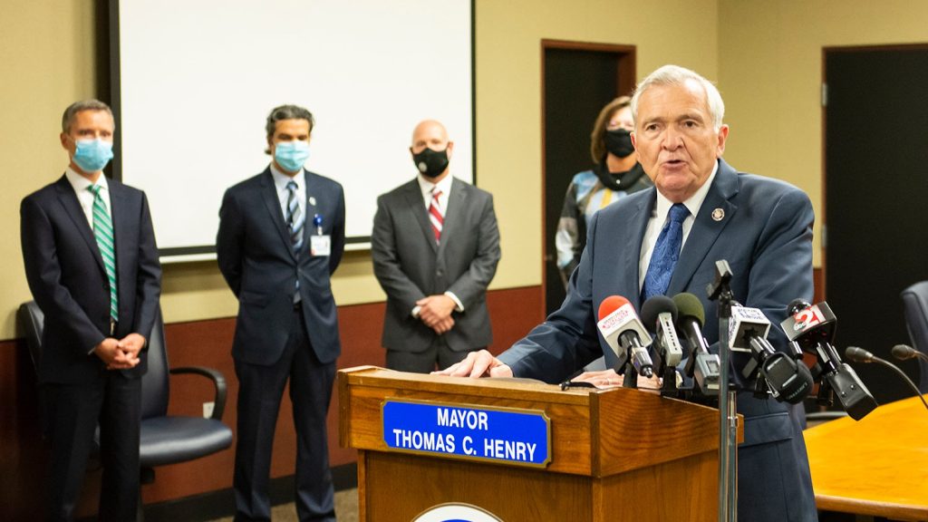 Mayor Henry and local medical leaders update the community on COVID-19 ...